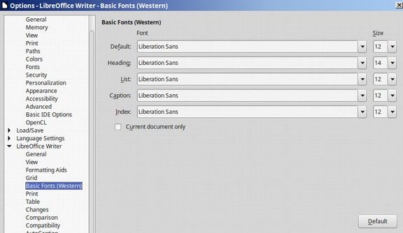 Libreoffice Writer Default Paper Size Apaabstract x fc2
